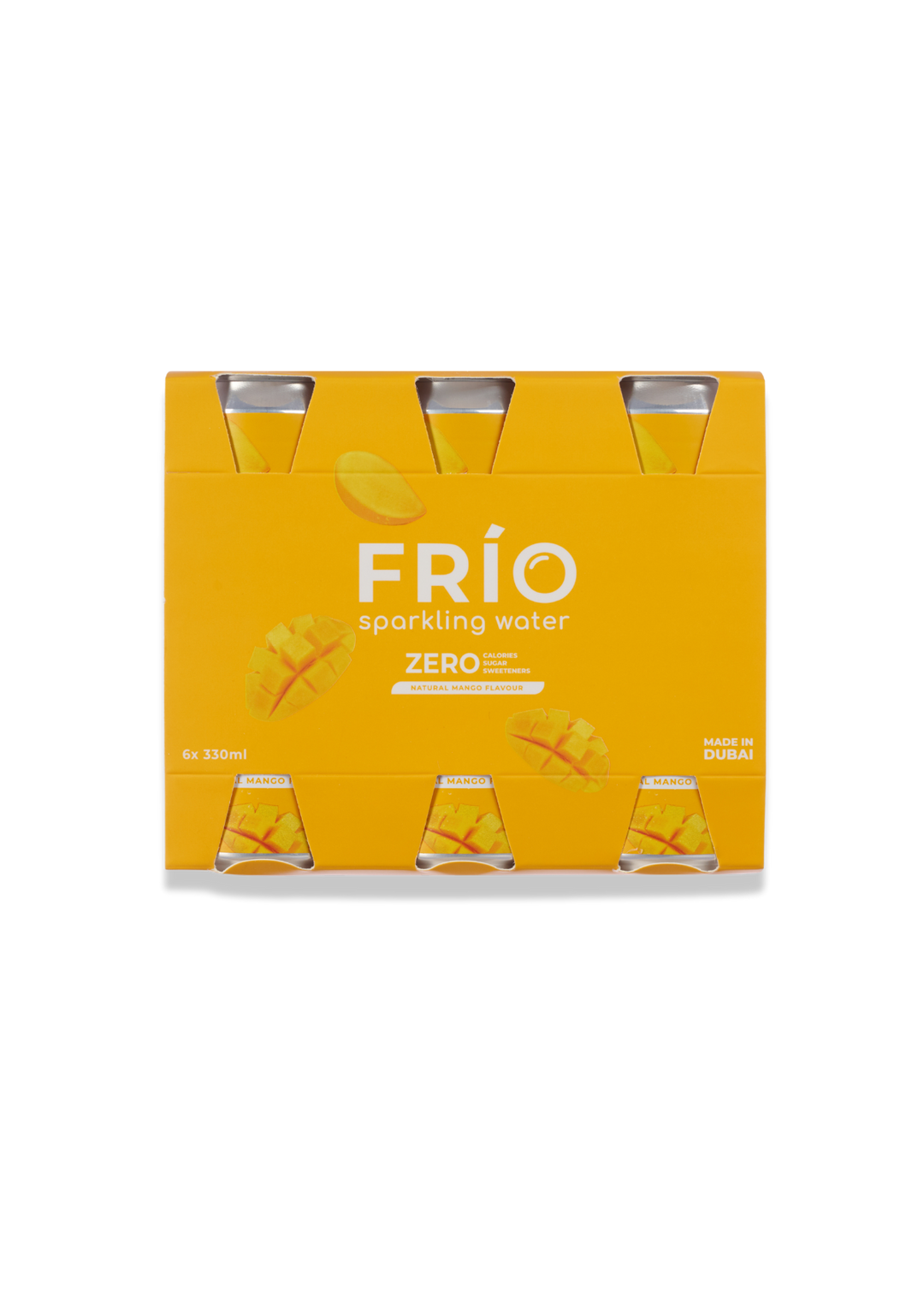 FRÍO Natural Mango Sparkling Water- 6 Pack x 330 ml – Frío Sparkling Water