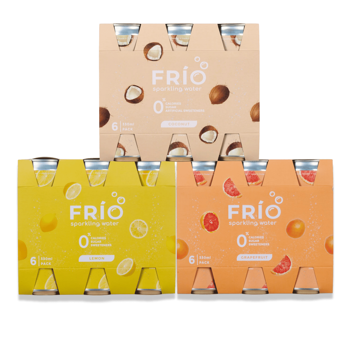Flavoured Sparkling Water - Variety Pack – Frío Sparkling Water