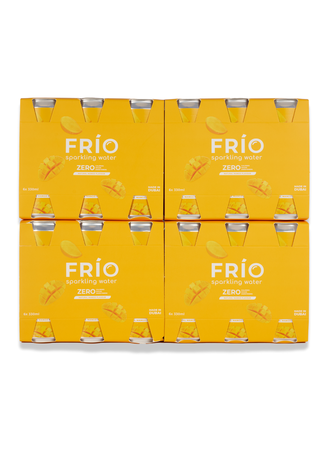 FRÍO Natural Mango Sparkling Water- 6 Pack x 330 ml – Frío Sparkling Water