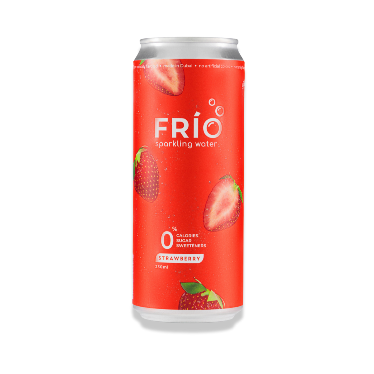 FRÍO Strawberry Sparkling Water - 6 Pack x 330 ml – Frío Sparkling Water