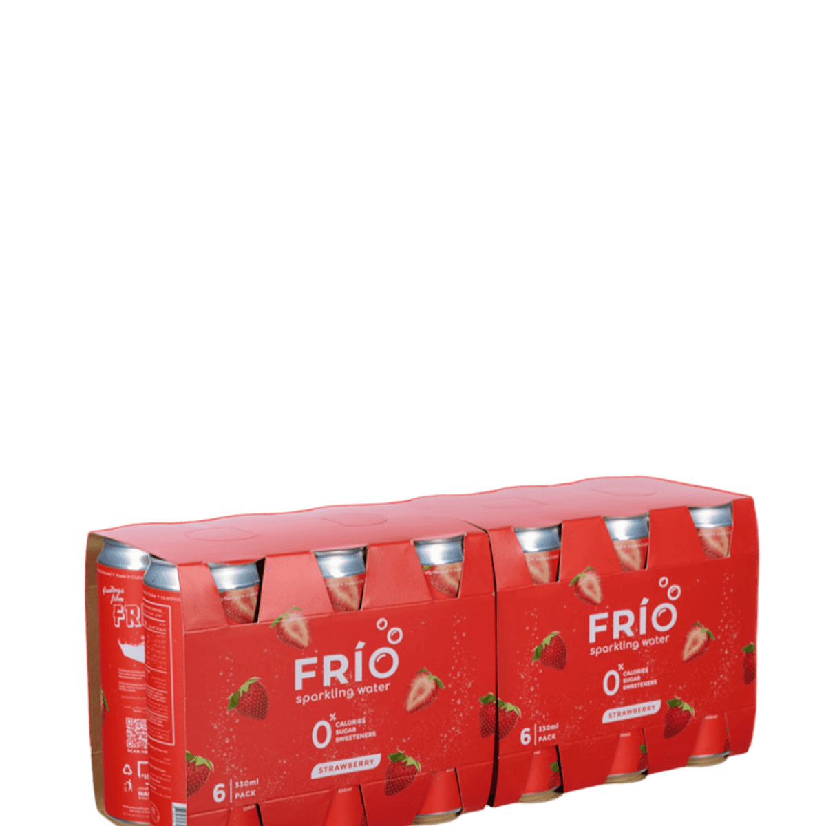 FRÍO Strawberry Sparkling Water - 6 Pack x 330 ml – Frío Sparkling Water