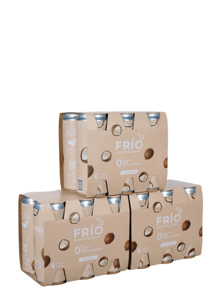 FRÍO Natural Coconut Sparkling Mineral Water – Frío Sparkling Water