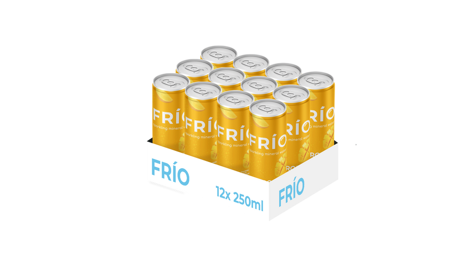 FRÍO Natural Mango Sparkling Mineral Water – Frío Sparkling Water