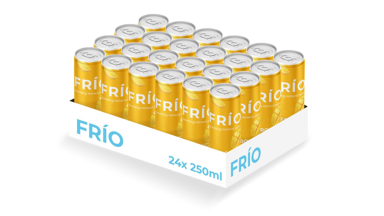 FRÍO Natural Mango Sparkling Mineral Water – Frío Sparkling Water