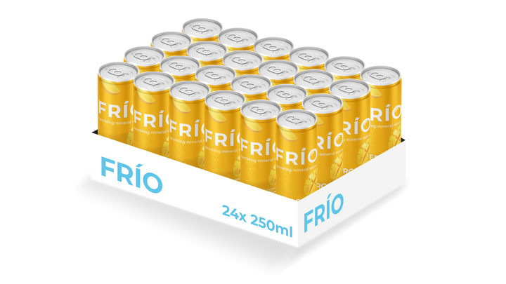 FRÍO Natural Mango Sparkling Mineral Water – Frío Sparkling Water
