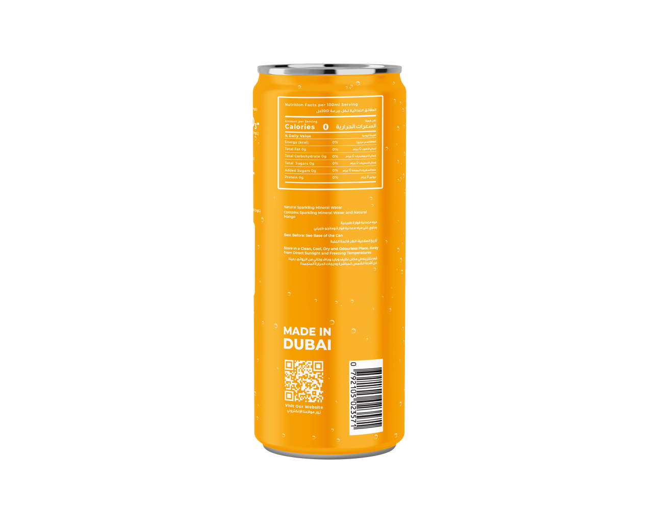 FRÍO Natural Mango Sparkling Mineral Water – Frío Sparkling Water