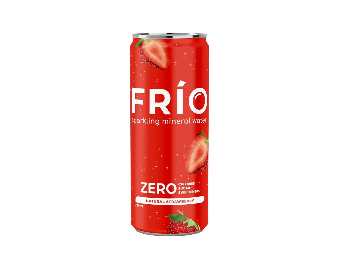 FRÍO Natural Strawberry Sparkling Mineral Water – Frío Sparkling Water