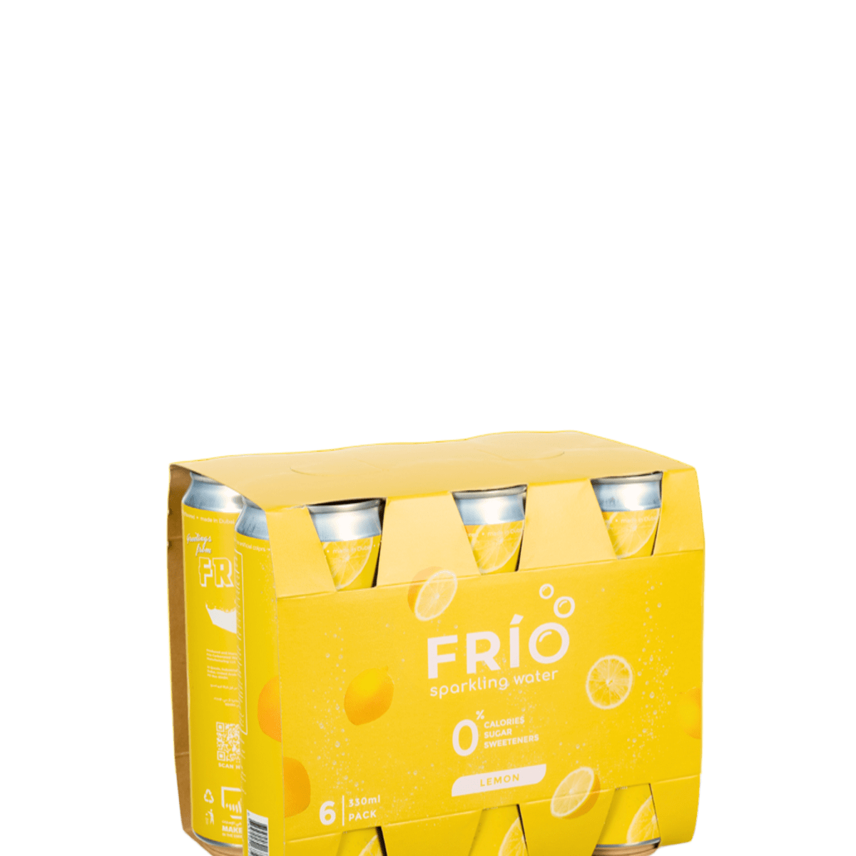 FRÍO Lemon Sparkling Water - 6 Pack x 330 ml – Frío Sparkling Water